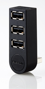 【商品番号039】ELECOM 機能主義USBハブ 直挿し3ポート U2H-TZ325 | JEMTC おすすめグッズ 通販特集